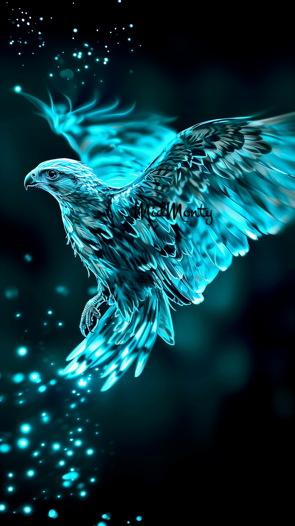 The falcon of Time - AI Artwork – MidMonty AI Art